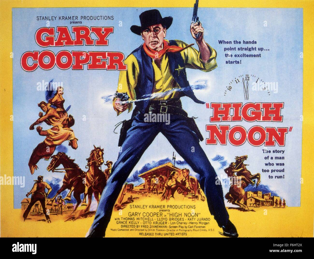 High noon gary cooper hi-res stock photography and images - Alamy