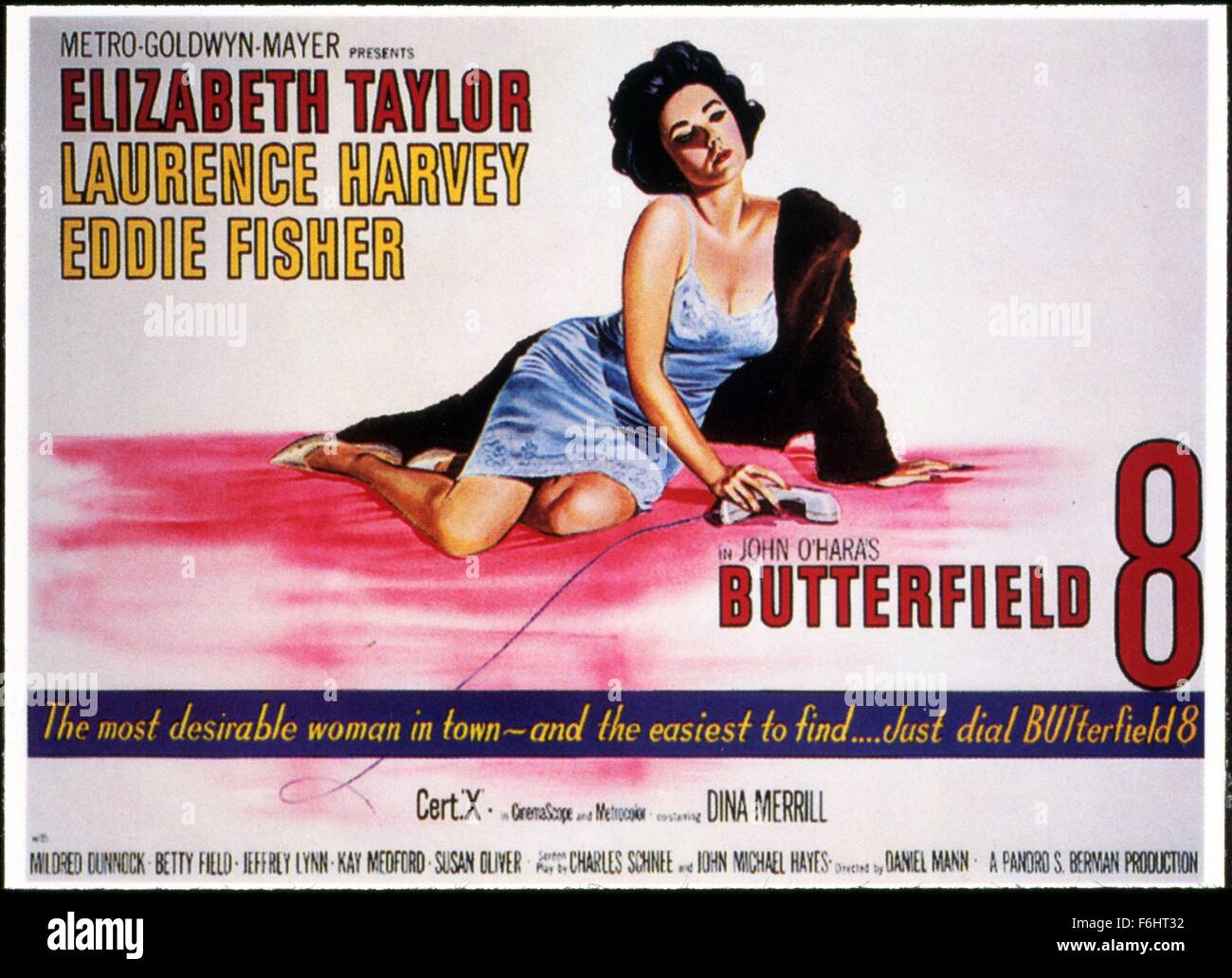 1960, Film Title: BUTTERFIELD 8, Director: DANIEL MANN, Studio: MGM ...