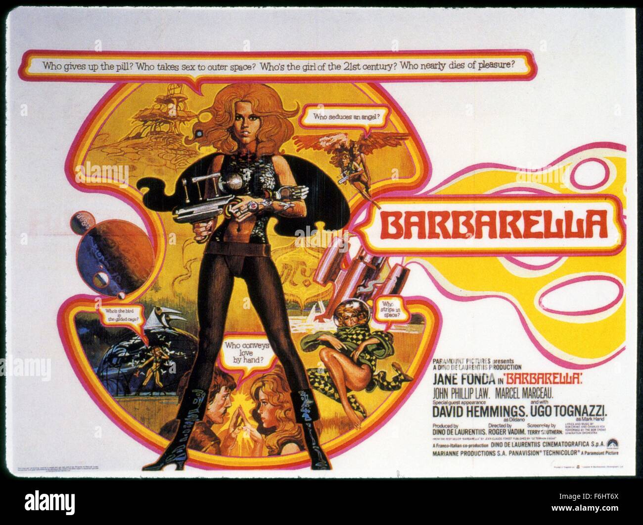 Jane fonda barbarella poster hi-res stock photography and images - Alamy