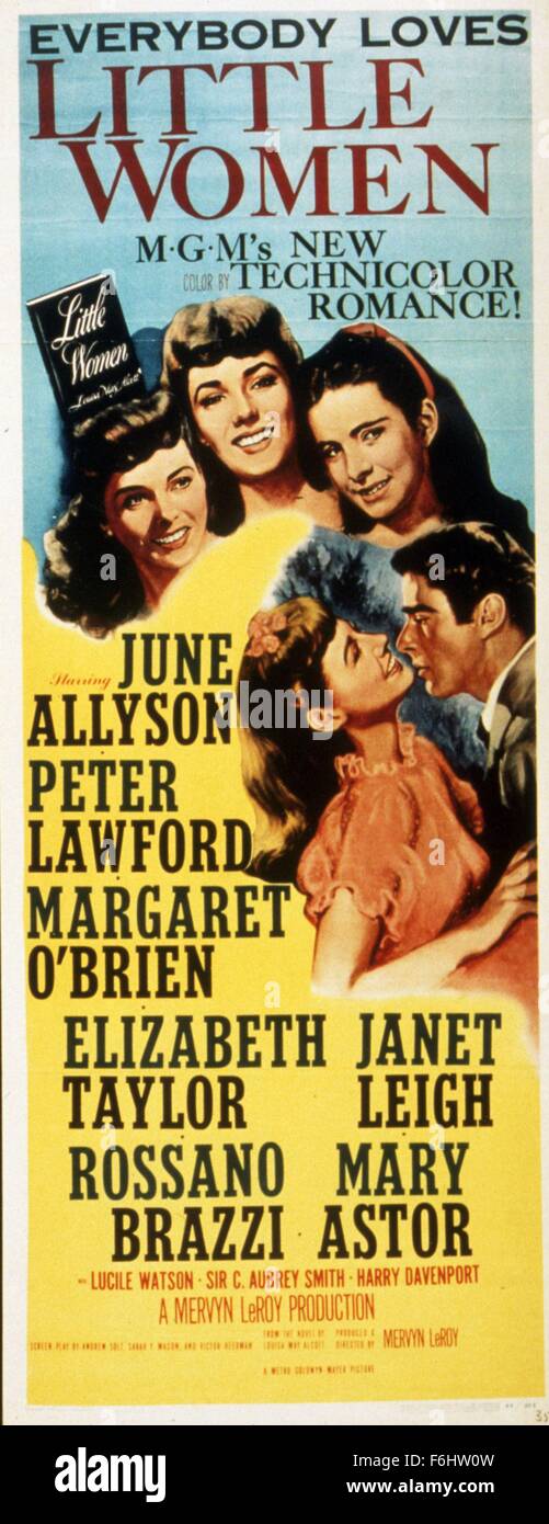 Little women movie poster hi-res stock photography and images - Alamy
