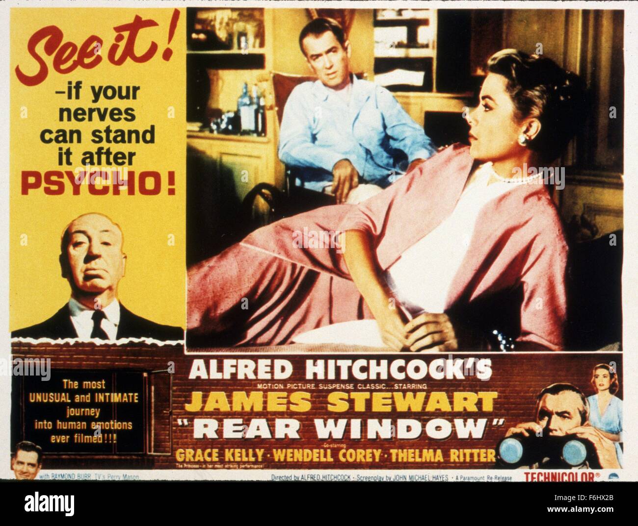 1954, Film Title: REAR WINDOW, Director: ALFRED HITCHCOCK, Studio ...