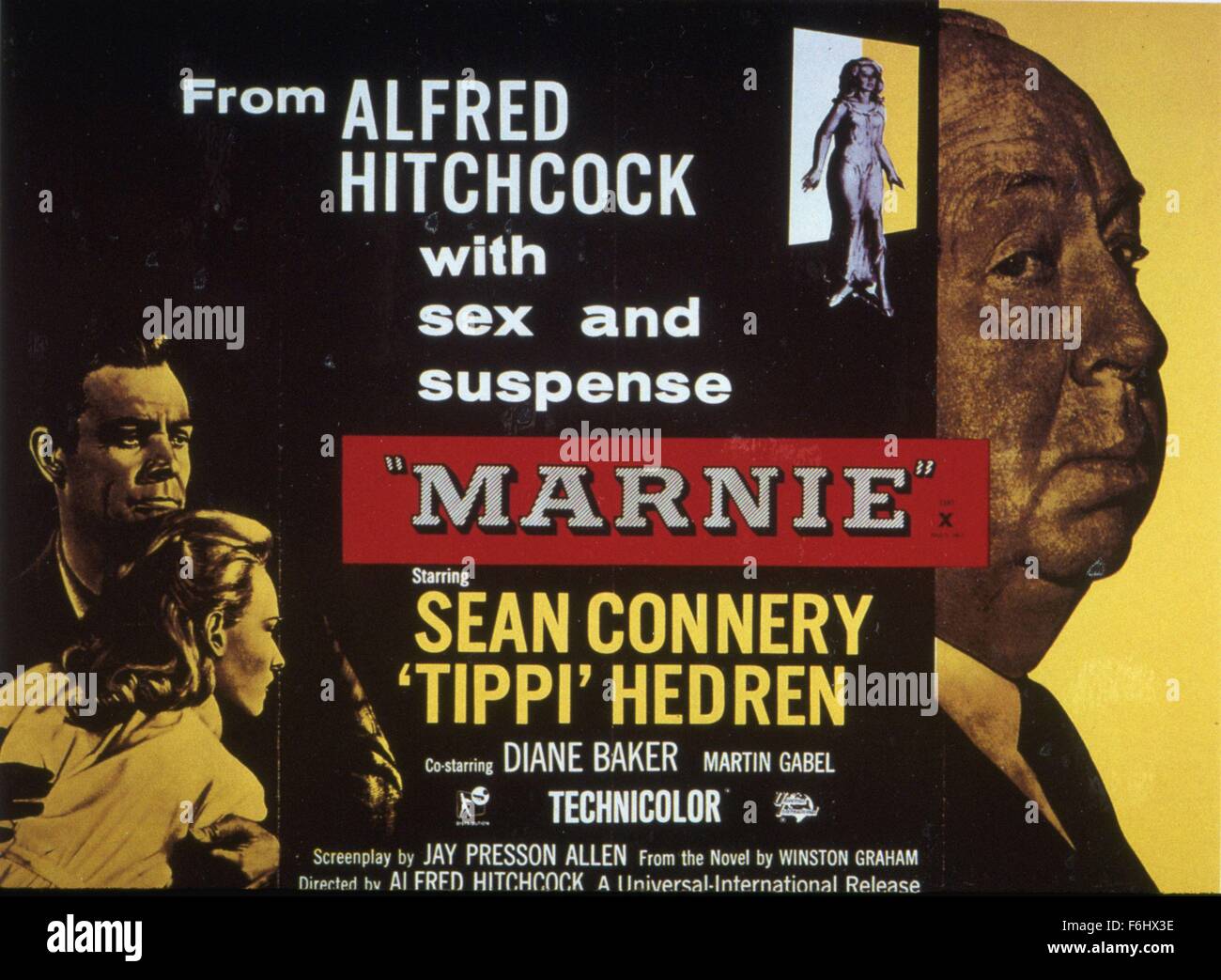 1964, Film Title: MARNIE, Director: ALFRED HITCHCOCK, Studio: UNIVERSAL ...