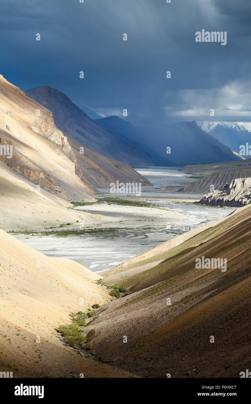 Spiti valley landslide hi-res stock photography and images - Alamy