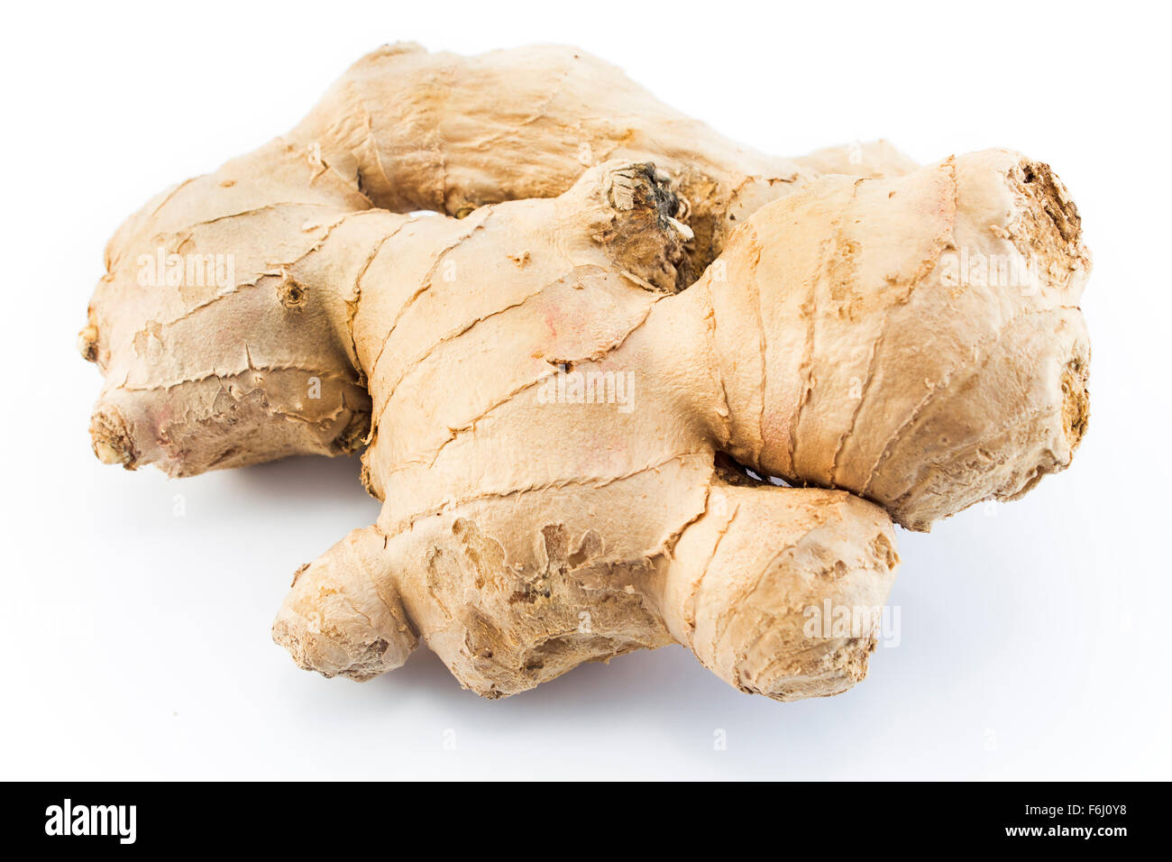 Ginger root isolated on white Stock Photo - Alamy