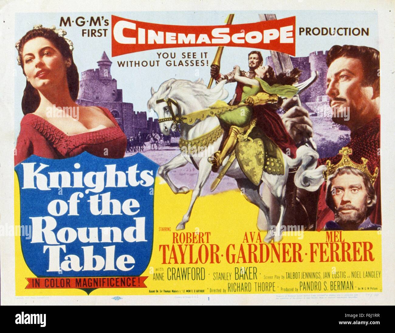 1954, Film Title: KNIGHTS OF THE ROUND TABLE, Director: RICHARD THORPE ...