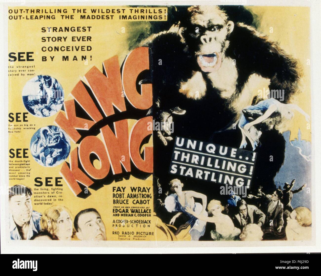 1933, Film Title: KING KONG, Director: MERIAN C COOPER, Studio: RKO ...