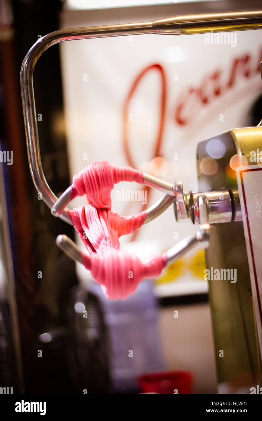 Arizona State Fair Taffy Machine Stock Photo - Alamy