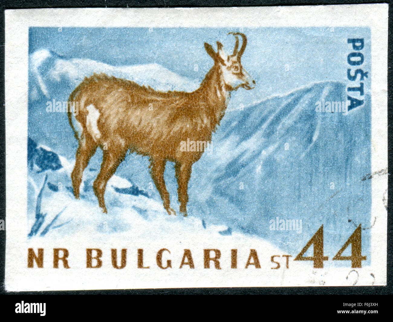 BULGARIA - CIRCA 1958: Postage stamp printed in Bulgaria, show the ...