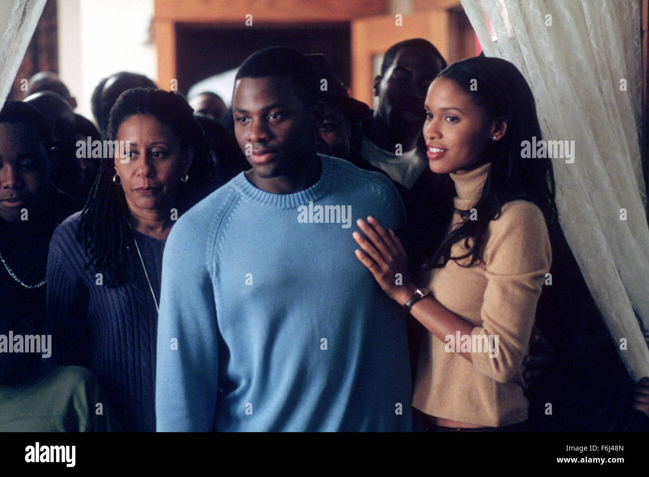 Sep 12, 2002; Hollywood, CA, USA; DEREK LUKE as Antwone Fisher and JOY ...
