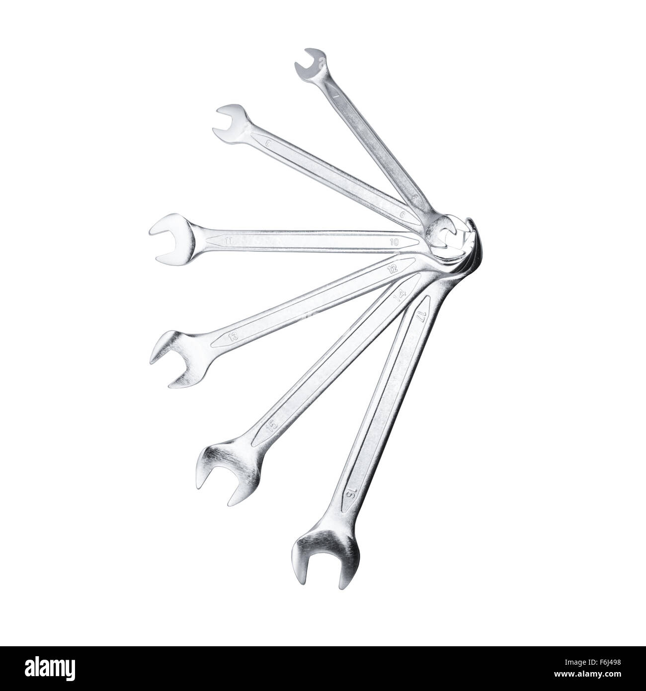 Spanners wrench Cut Out Stock Images & Pictures - Alamy