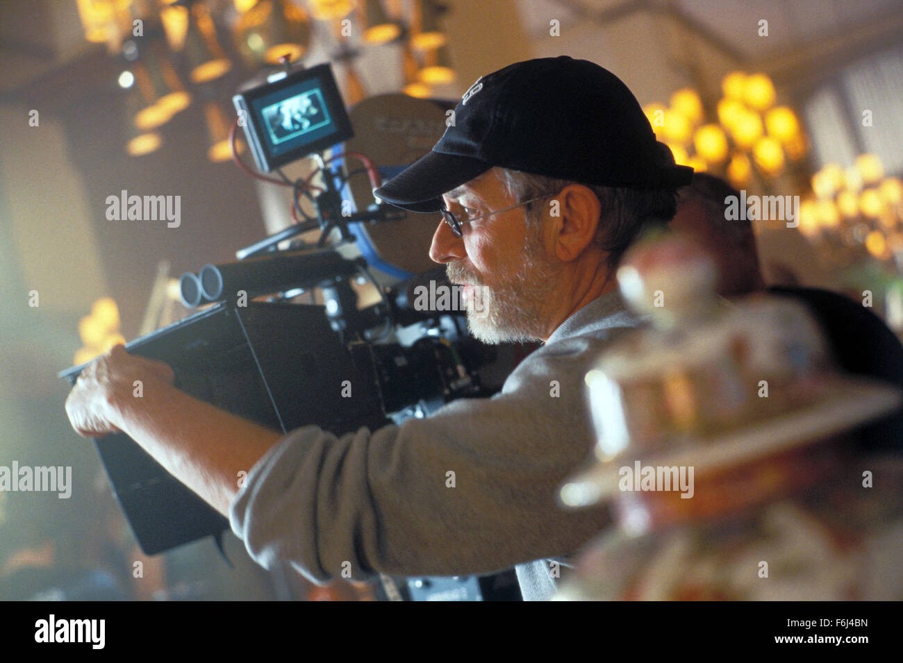 Dec 16, 2002; Hollywood, CA, USA; Director STEVEN SPIELBERG on the set ...