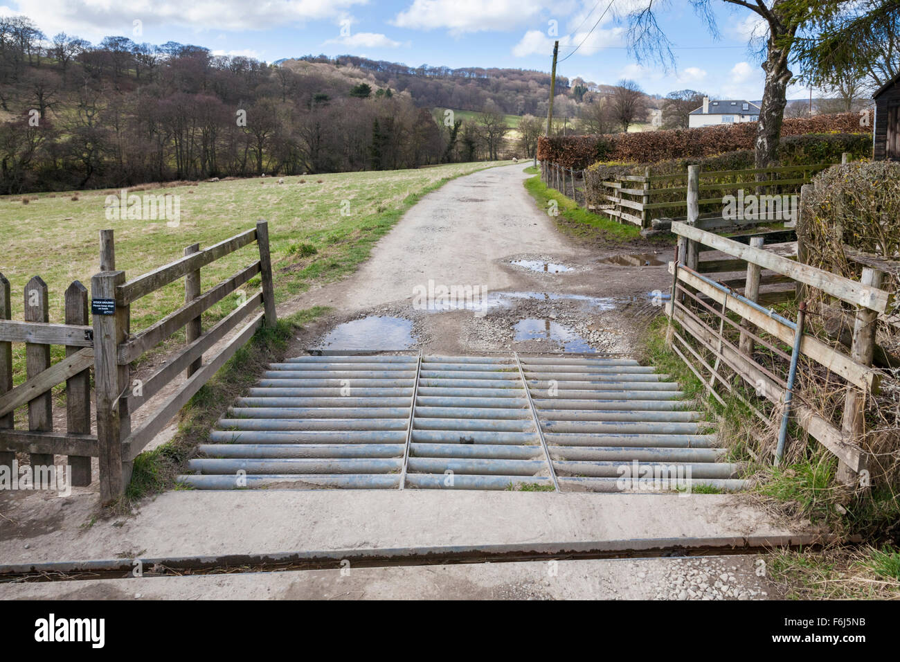 Cattle grid rural england hi-res stock photography and images - Alamy