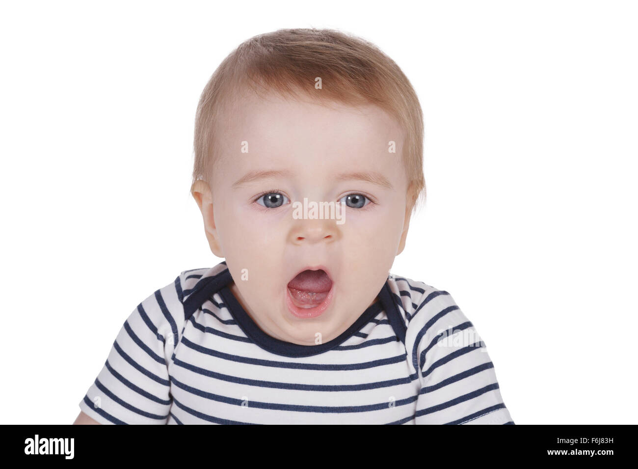 portrait of funny yawning boy Stock Photo - Alamy