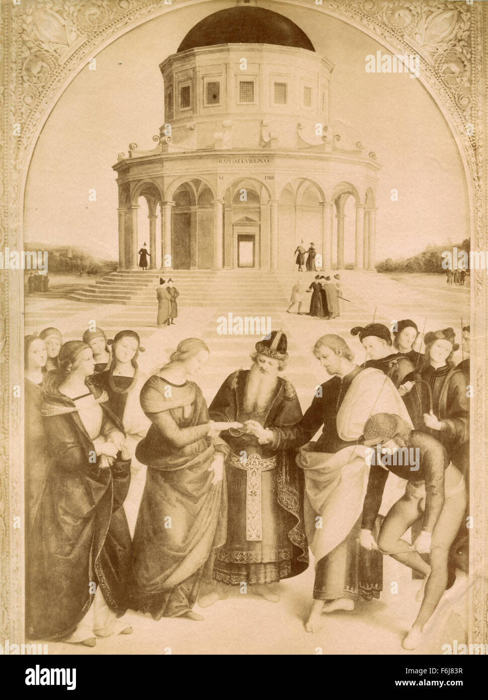 The Marriage Of The Virgin Raphael Description