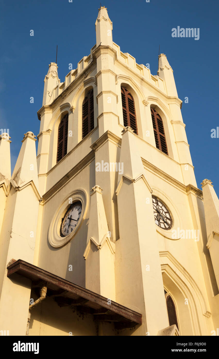 Christ Church, Shimla, the second oldest church in North India Stock ...