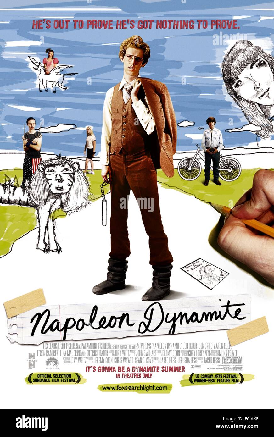 Napoleon dynamite 2004 hi-res stock photography and images - Alamy