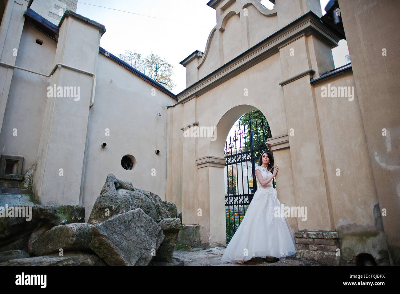 Portrait of bride Stock Photo - Alamy