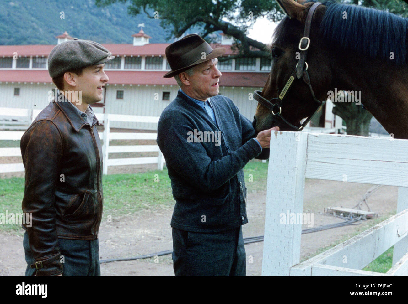 Jul 22, 2003; Hollywood, CA, USA; TOBEY MAGUIRE (left) as Red Pollard ...