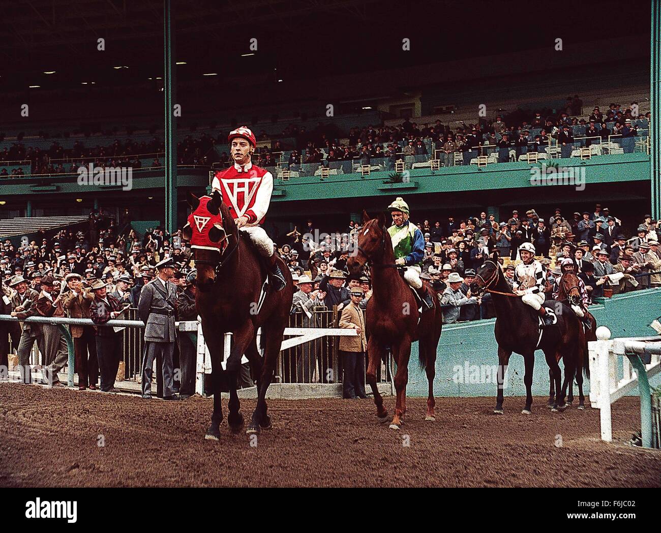 Jul 22, 2003; Hollywood, CA, USA; TOBEY MAGUIRE as Red Pollard atop ...