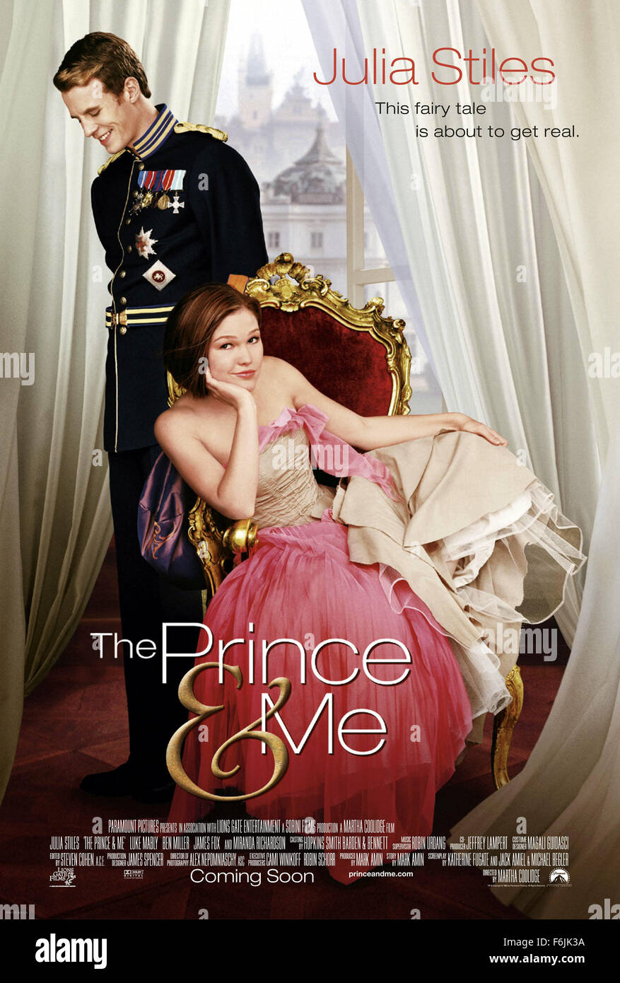 RELEASE DATE: April 2, 2004. MOVIE TITLE: The Prince and Me. STUDIO ...