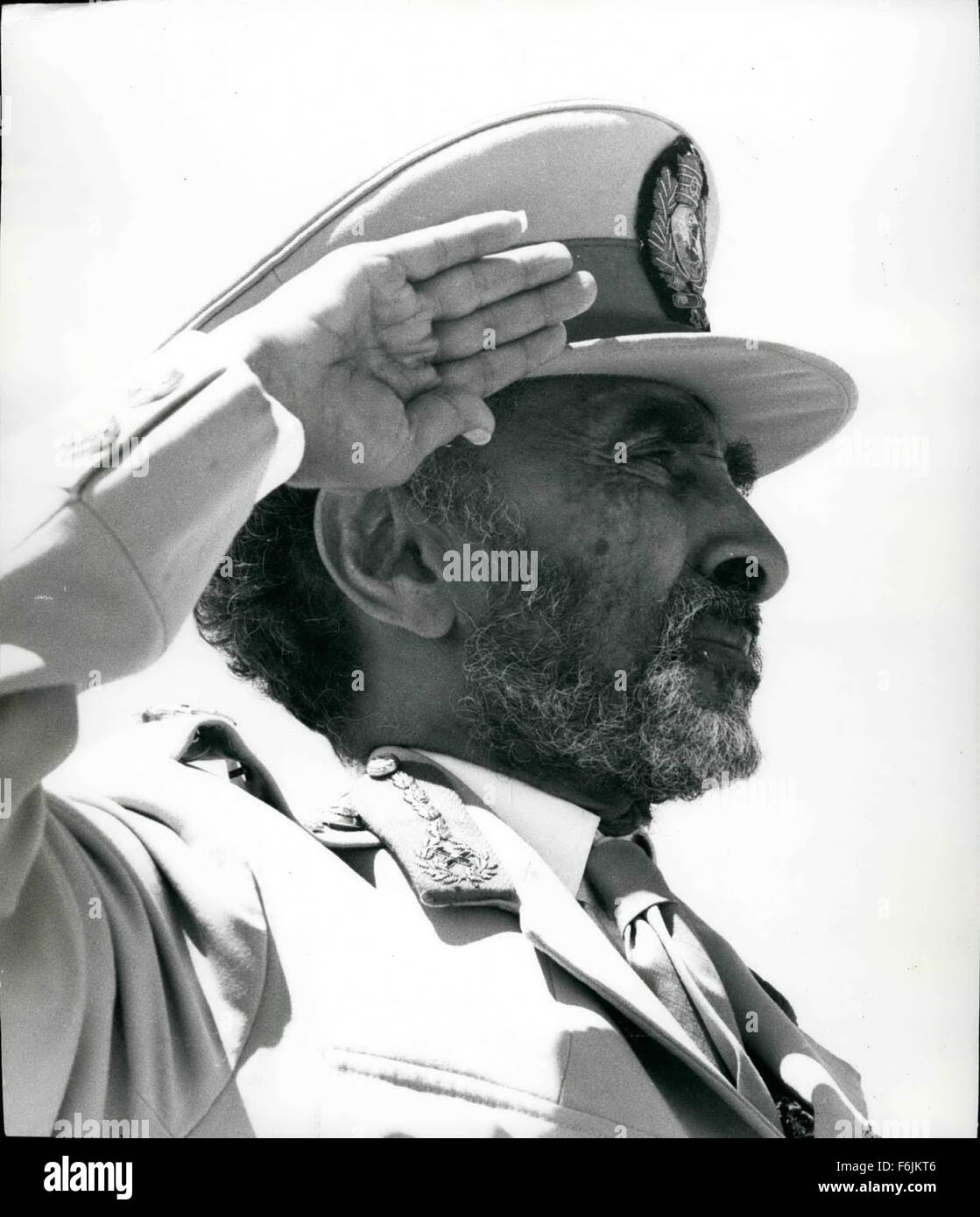 1963 - His Imperial Majesty Haile Selassie I, Emperor of Ethiopia. Born ...