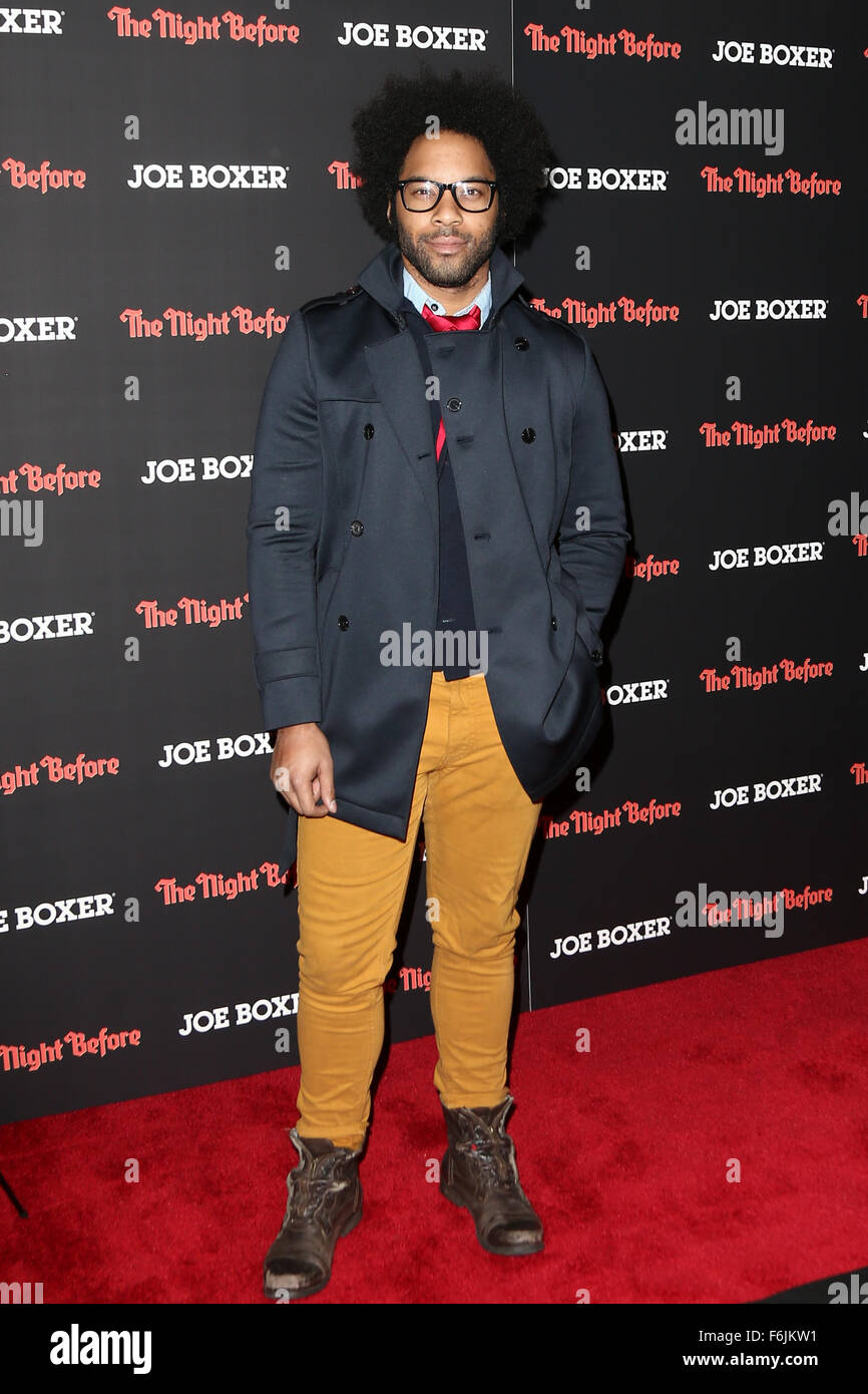 New York, USA. 16th Nov, 2015. Actor Jonathan Fernandez attends the New ...