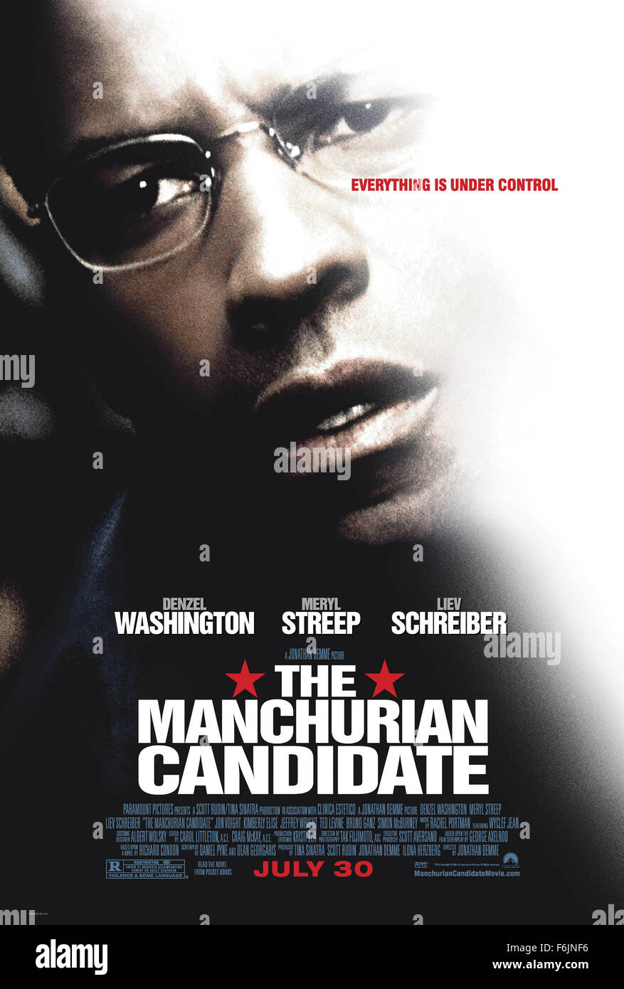 RELEASE DATE: July 30, 2004. MOVIE TITLE: Manchurian Candidate. STUDIO ...