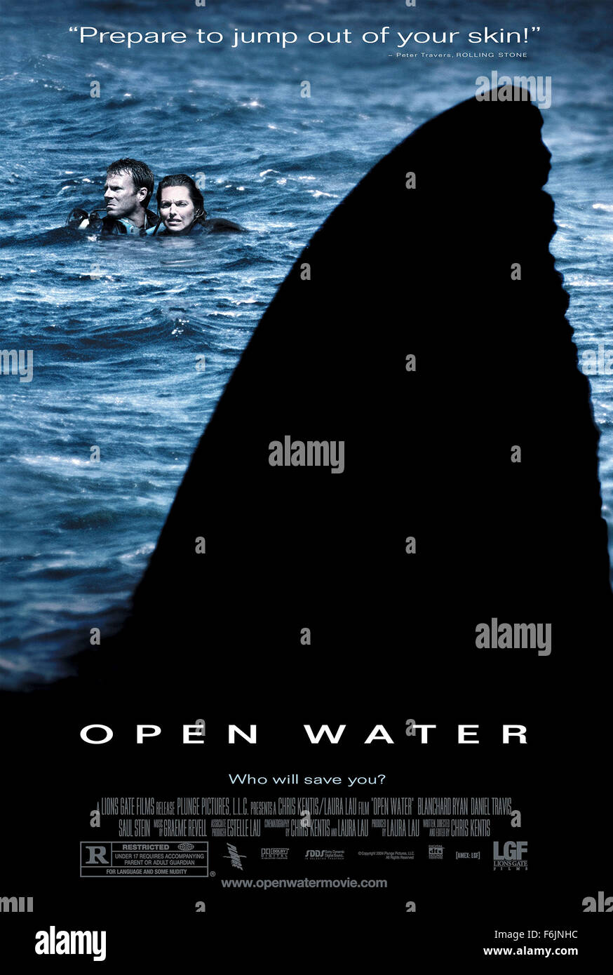 RELEASE DATE: August 20, 2004. MOVIE TITLE: Open Water. STUDIO: Lions ...