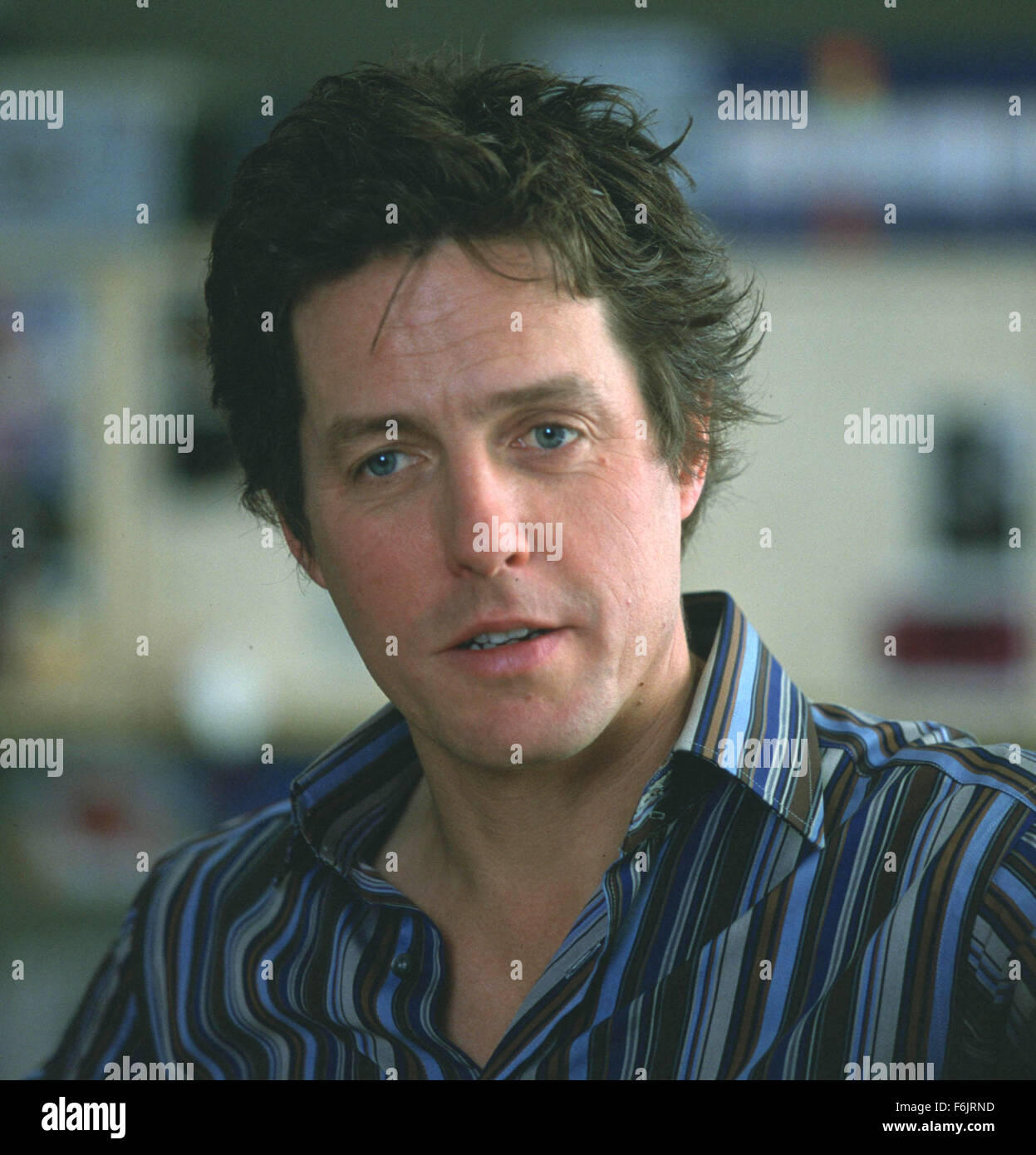 Hugh grant as daniel cleaver film title bridget jones hi-res stock ...
