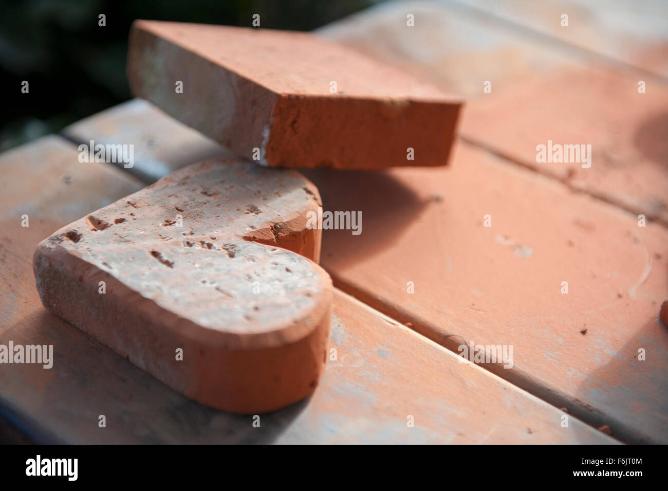 summerHerefordshire, England. 17th September 2015. Brick Artist Jan ...