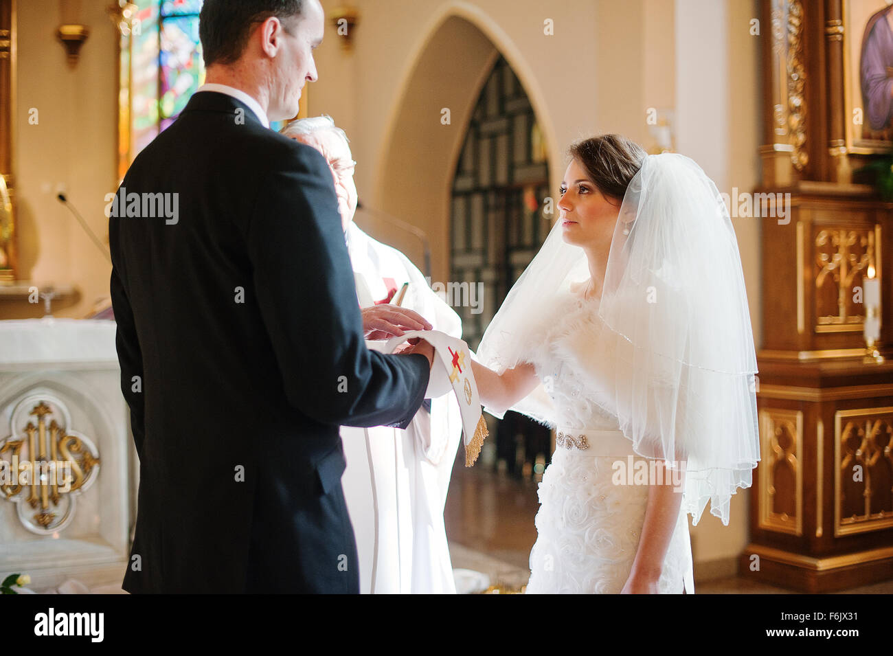 Christian Wedding Ceremony In Church