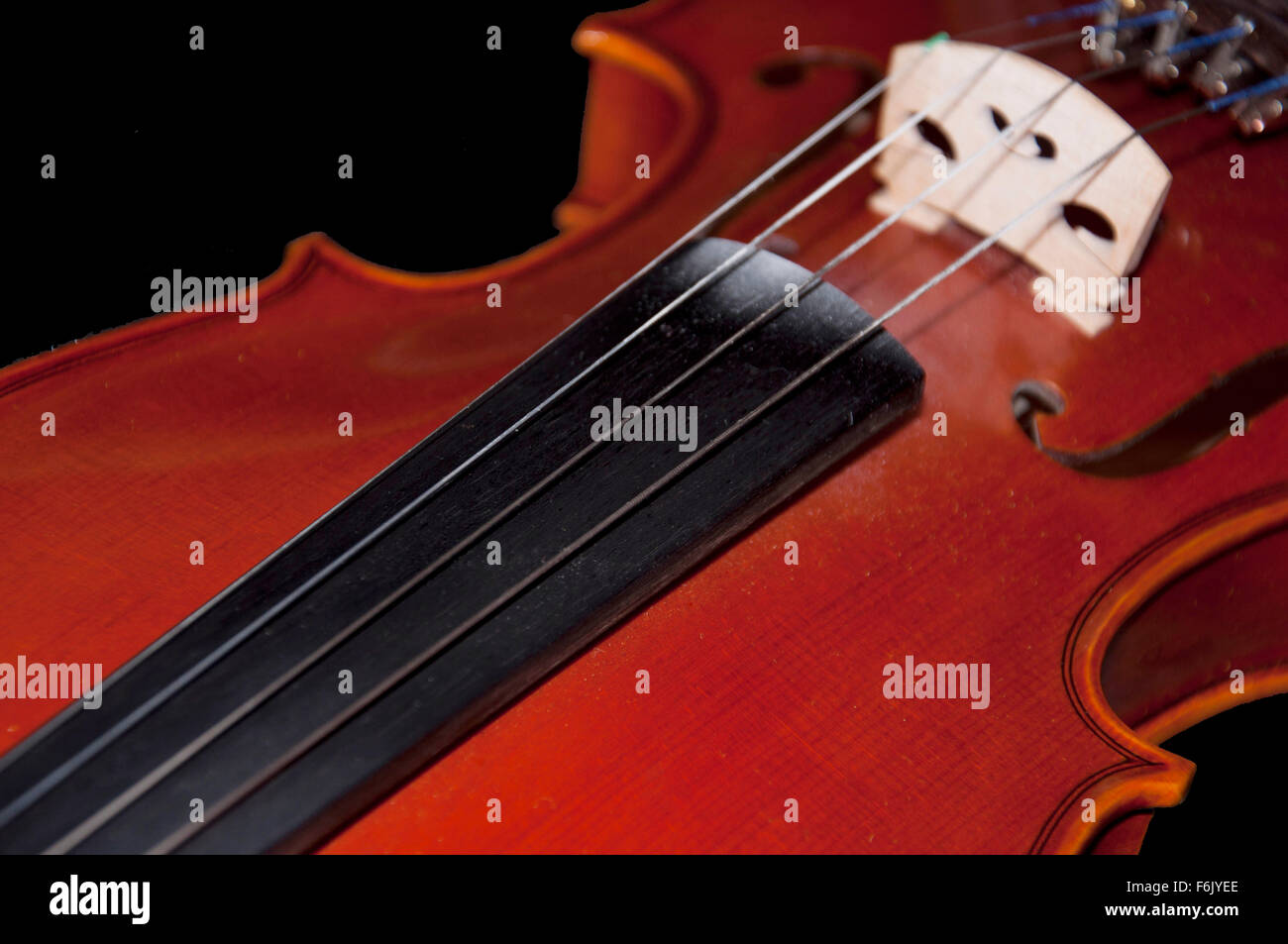 Detail of a violin Stock Photo - Alamy
