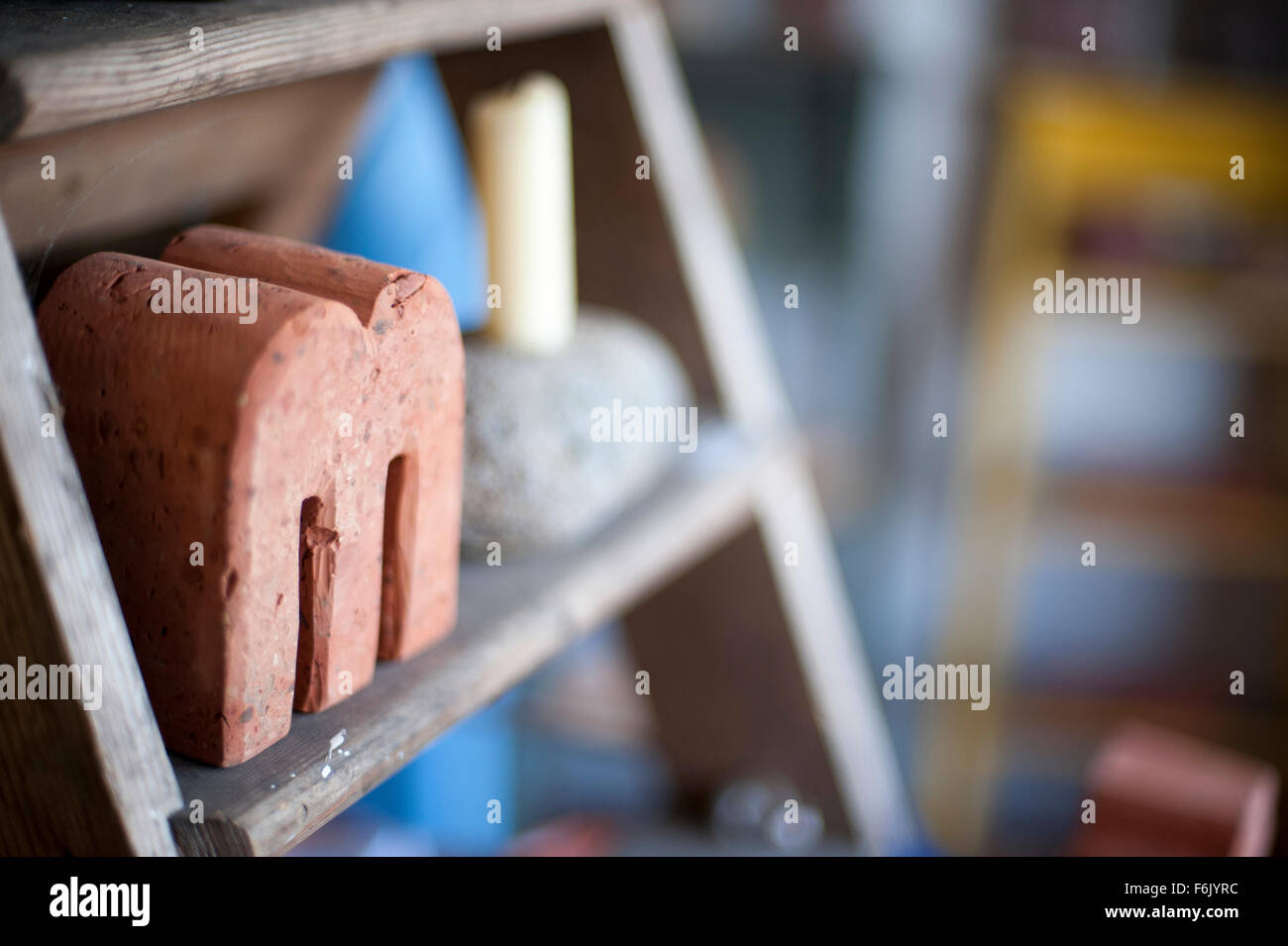 Herefordshire, England.Brick Artist Jan Latusek of 'Chiselbrick' at ...