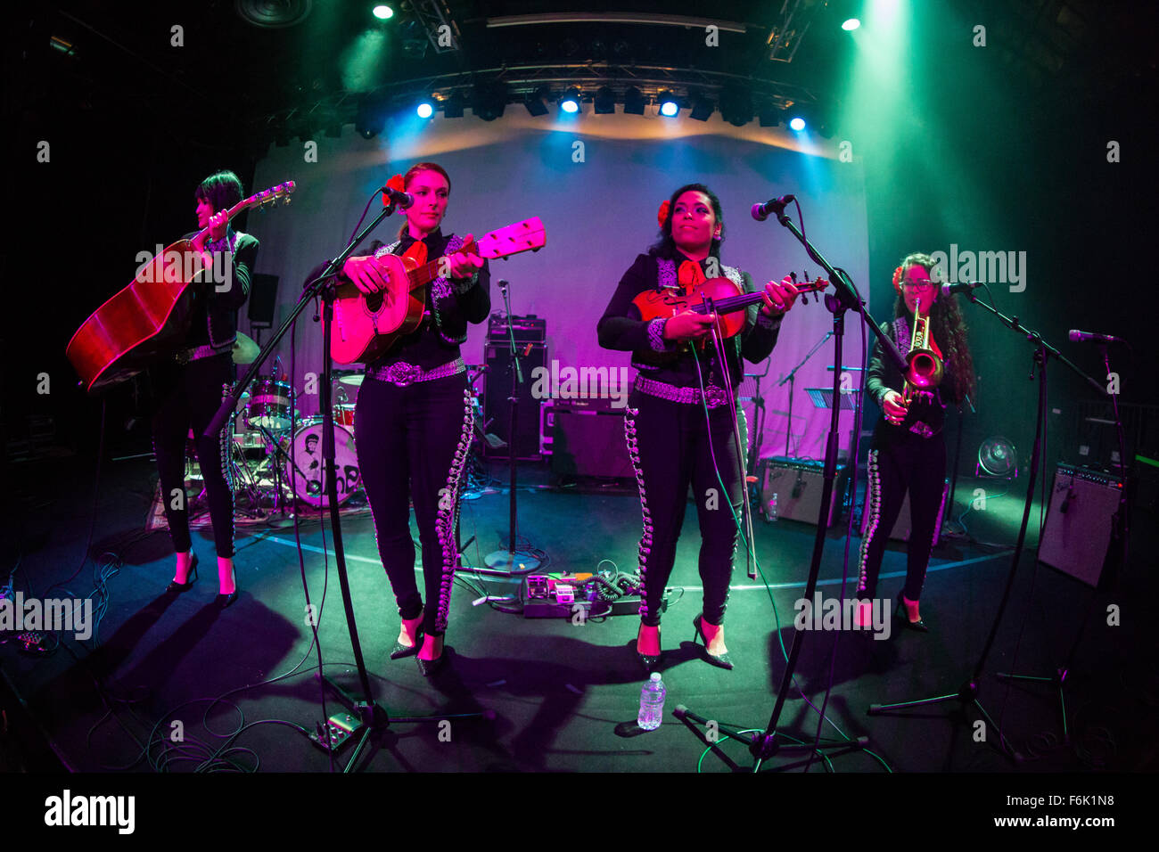 Milan Italy. 16th November 2015. The American female mariachi band ...