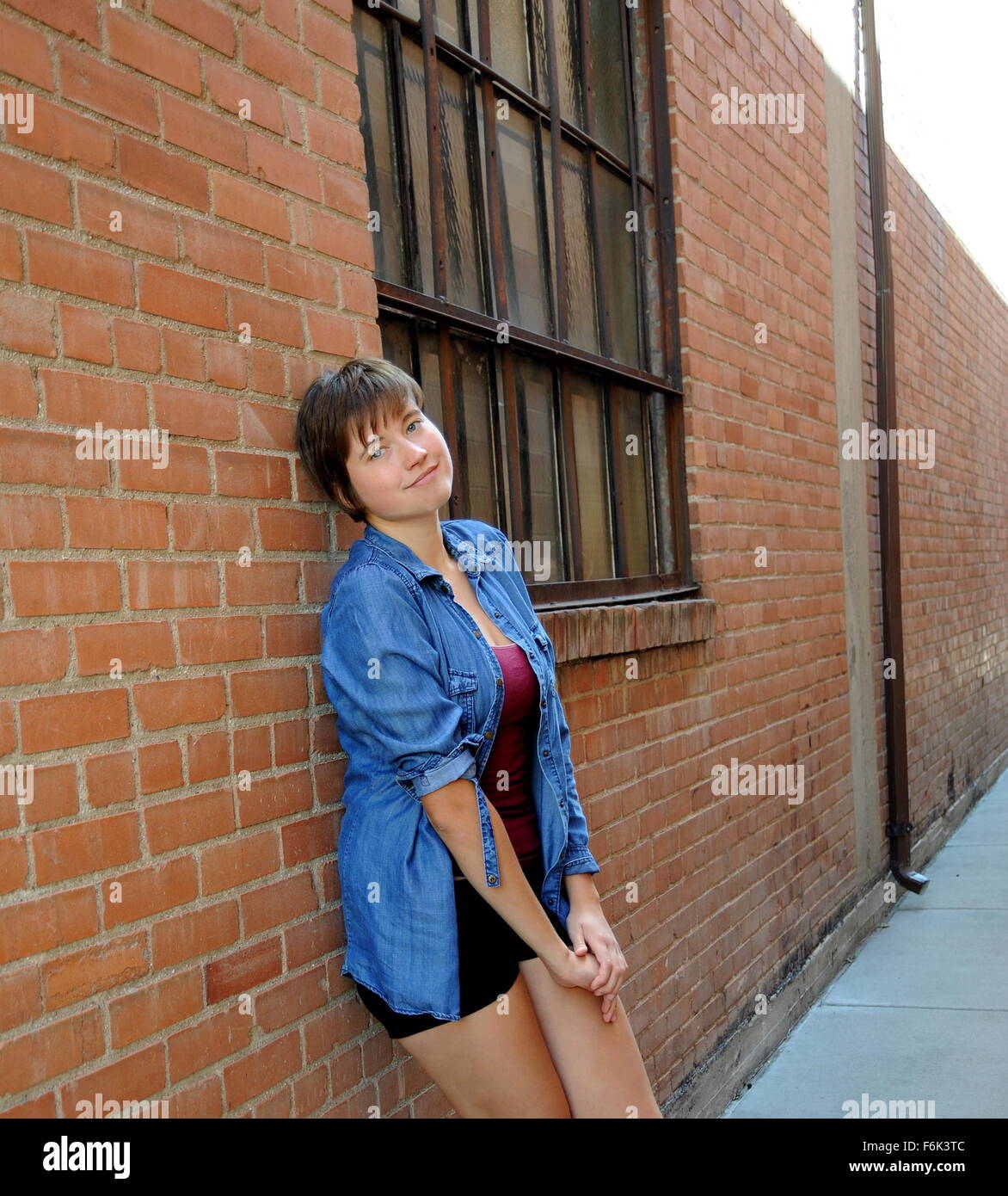 Female beauty expressions outside Stock Photo - Alamy