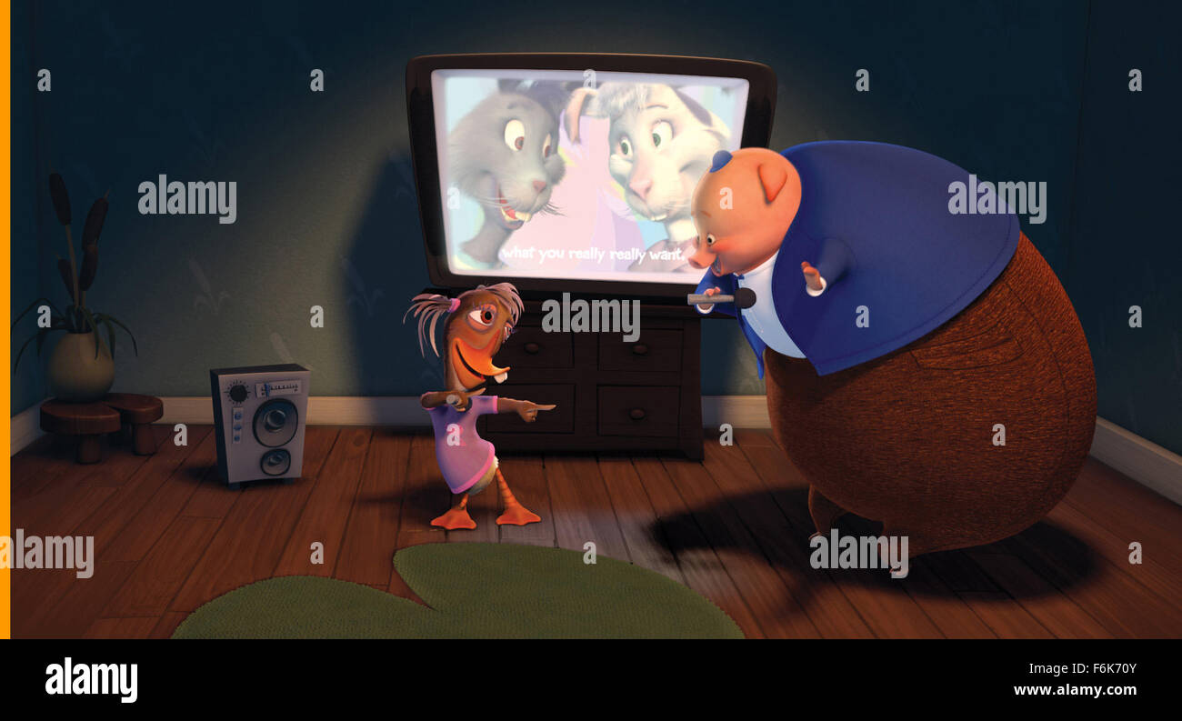 Fish out water abby mallard runt litter chicken little hi-res stock ...