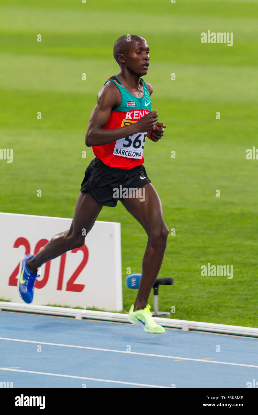 Geofrey Kirui KEN,10000m,IAAF,20th World Junior Athletics Championships, 2012 in Barcelona ...