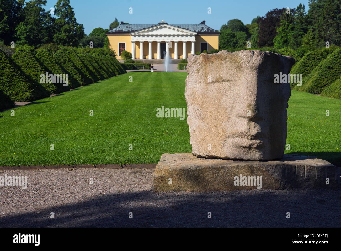 The University of Uppsala Botanical Garden, near Uppsala Castle, Sweden ...