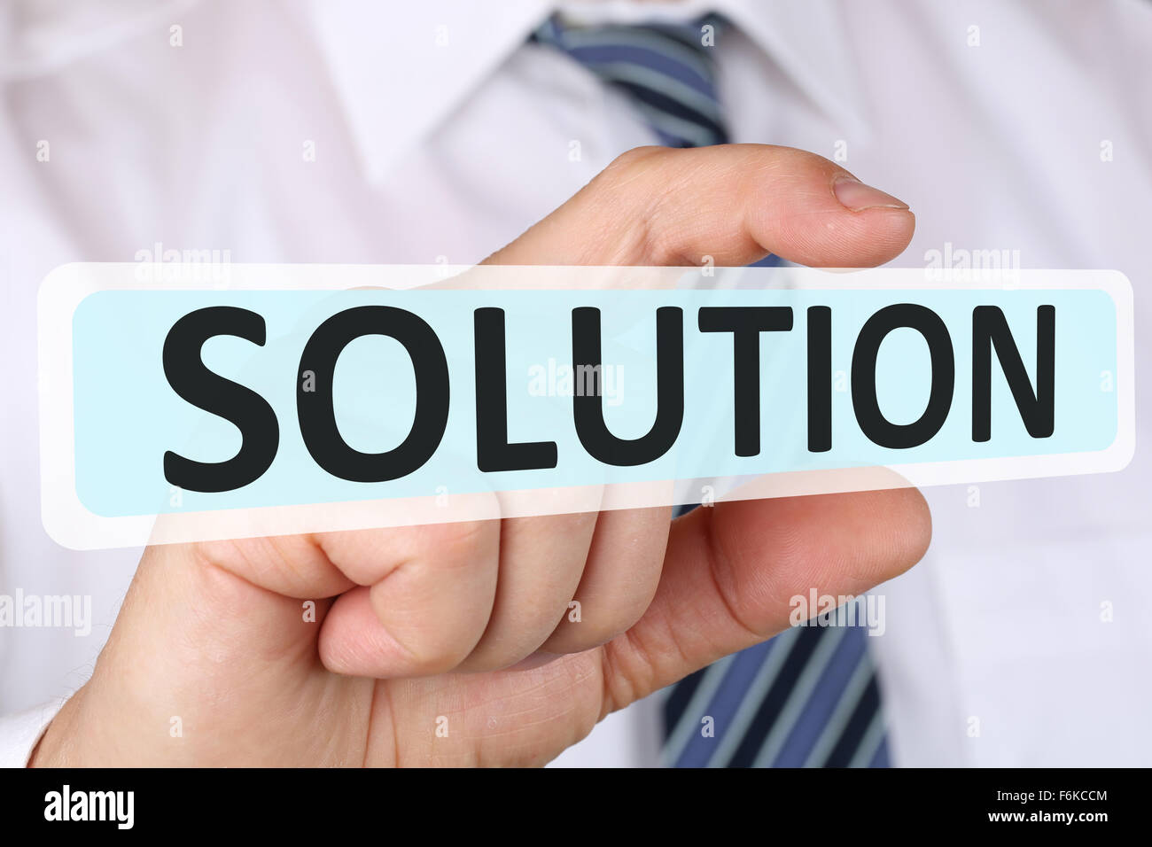 Businessman business concept with solution for problem successful ...