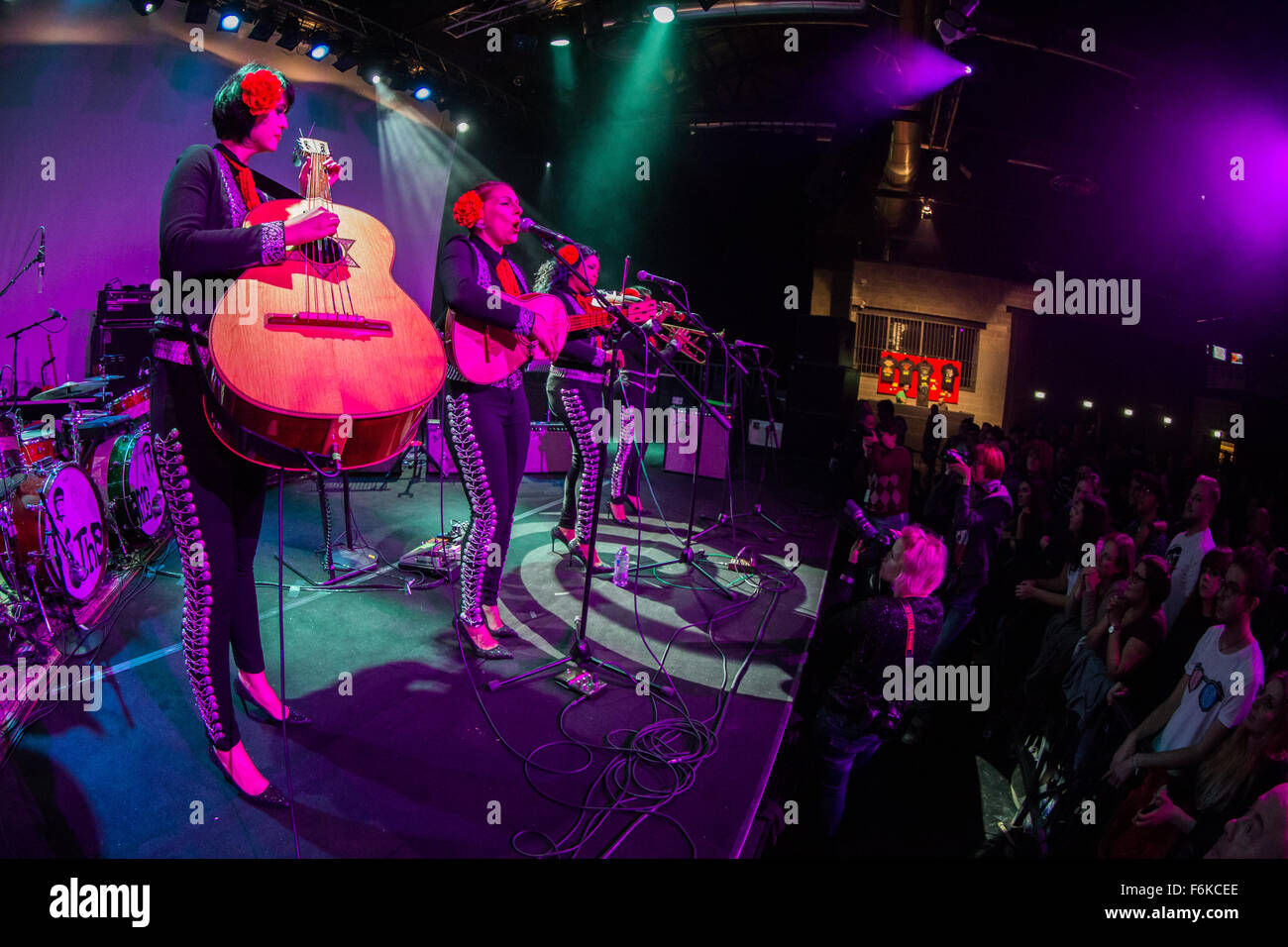 Milan Italy. 16th November 2015. The American female mariachi band ...