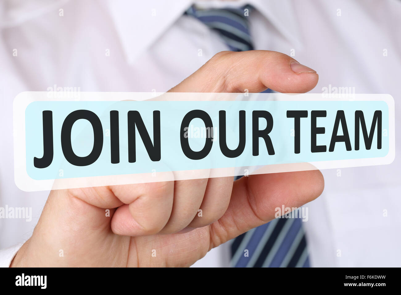 Businessman business concept with join our team jobs, job working ...