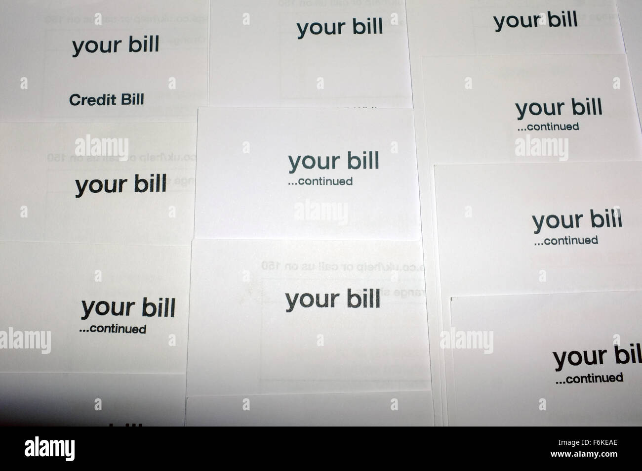 Invoices bills hi-res stock photography and images - Alamy