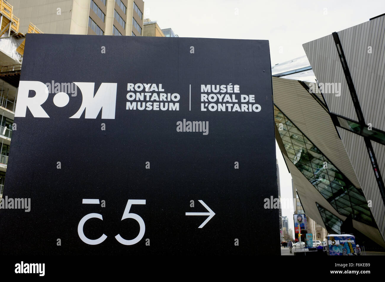 Toronto rom sign hi-res stock photography and images - Alamy