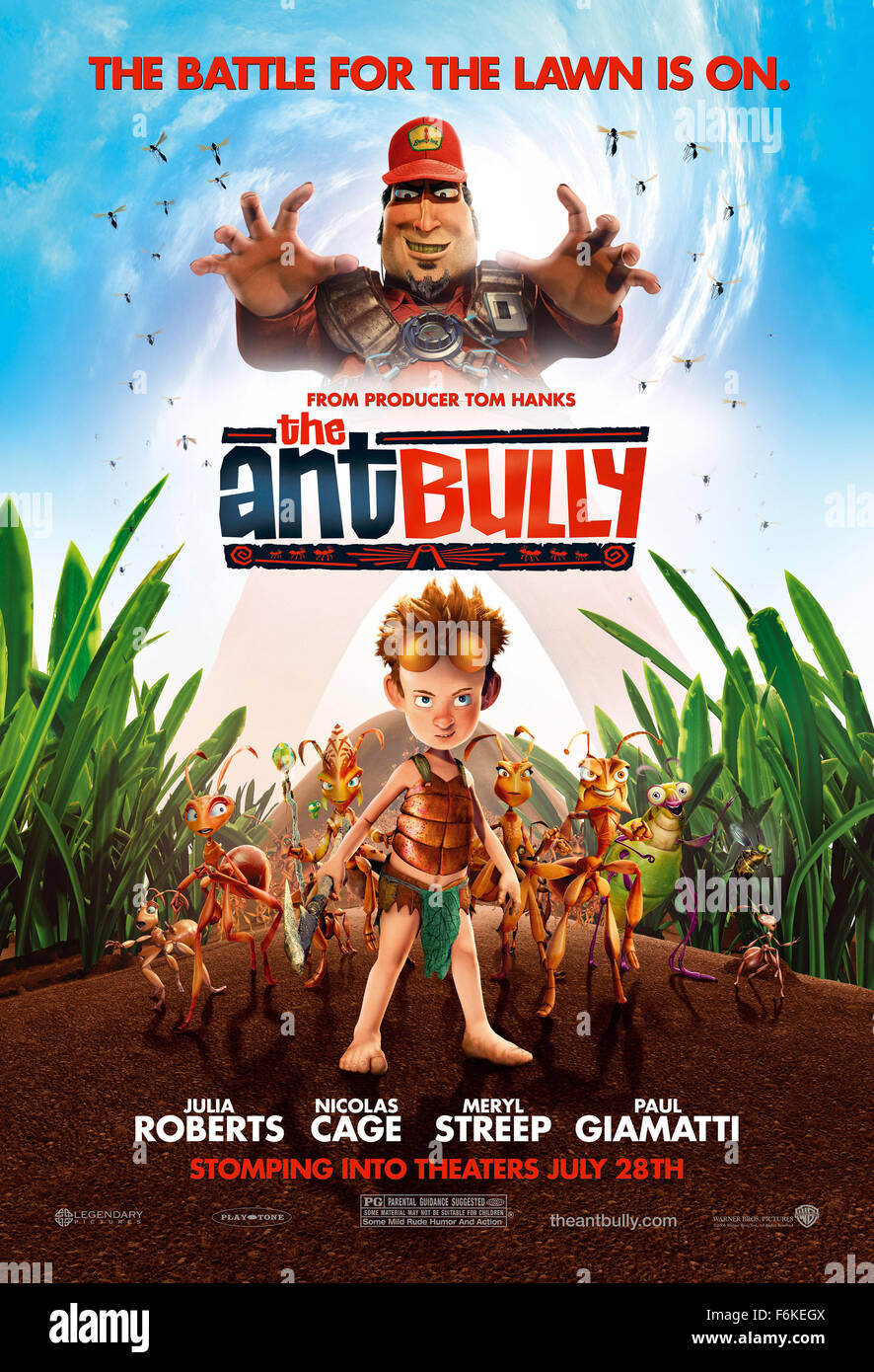 RELEASE DATE: July 28, 2006. MOVIE TITLE: The Ant Bully. STUDIO: Legendary Pictures. PLOT: Lucas ...