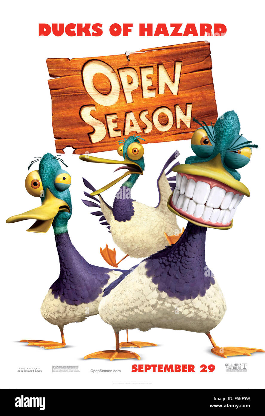 RELEASE DATE: September 29, 2006. MOVIE TITLE: Open Season. STUDIO ...