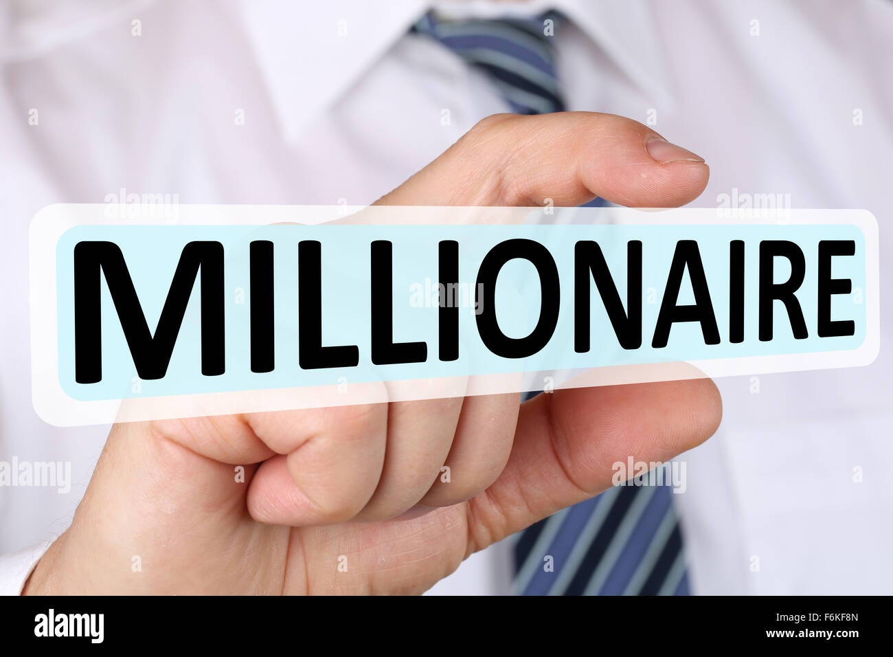 Businessman business concept millionaire rich wealth success successful ...