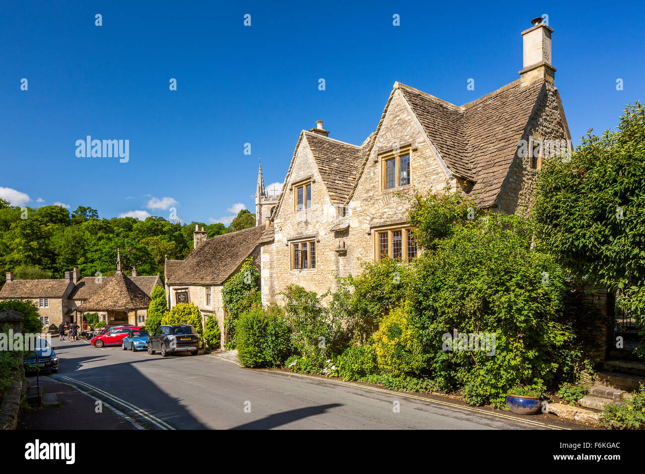 Castle Combe, Wiltshire, England, United Kingdom, Europe Stock Photo ...