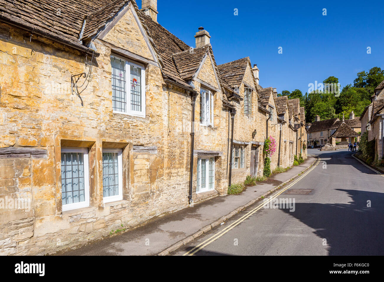 Castle Combe, Wiltshire, England, United Kingdom, Europe Stock Photo ...