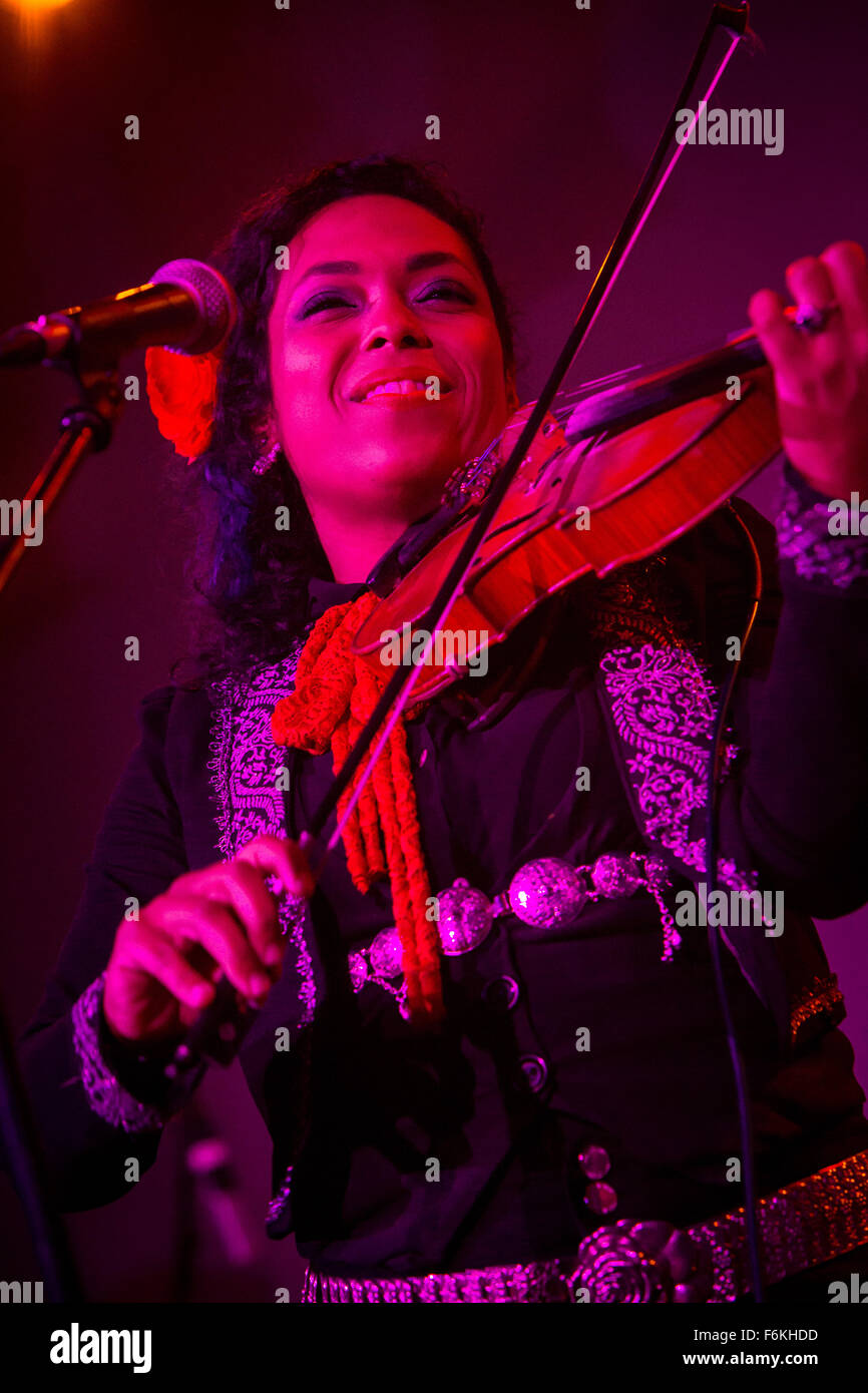 Milan Italy. 16th November 2015. The American female mariachi band ...