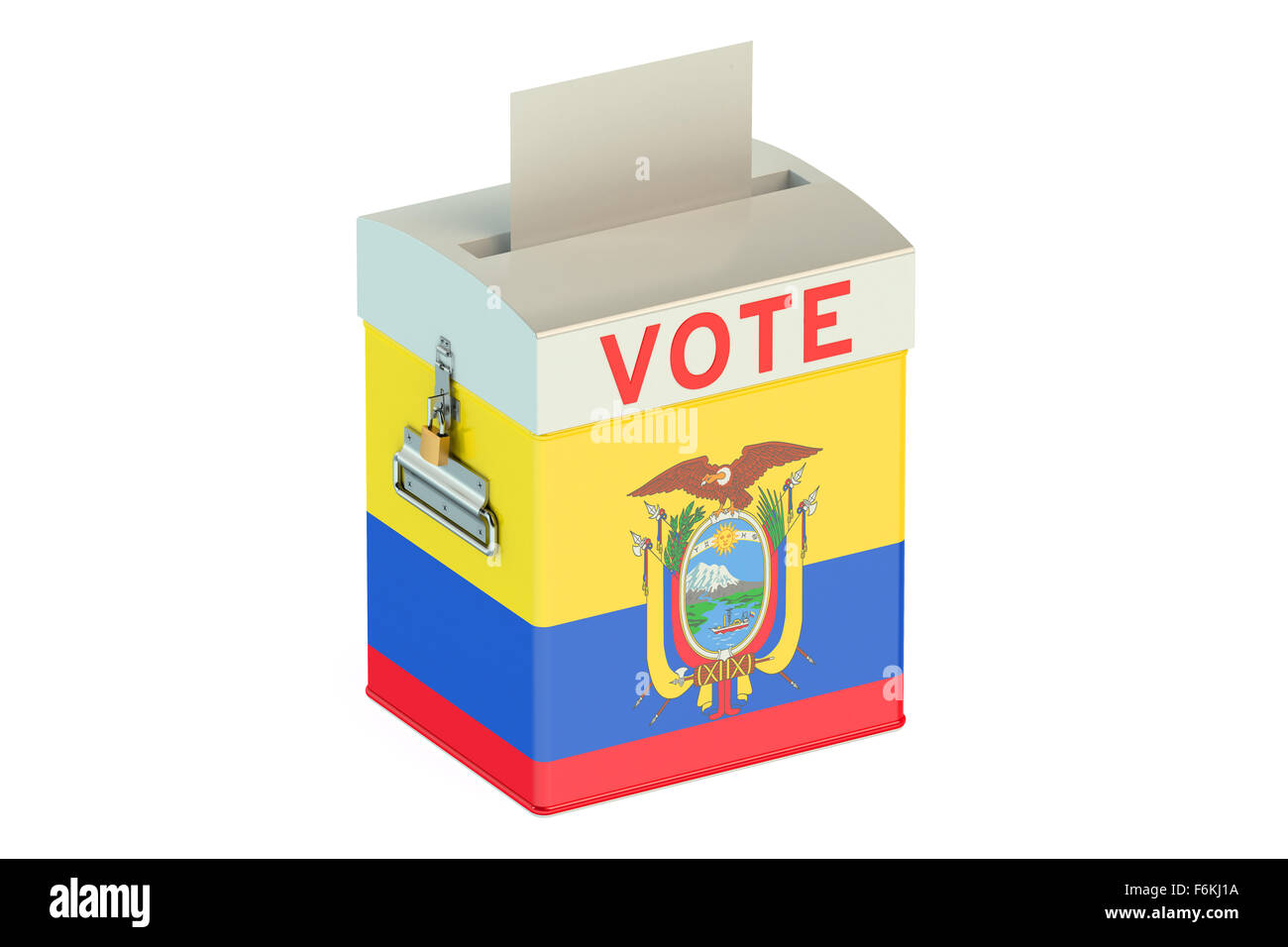 Ecuador election ballot box for collecting votes Stock Photo - Alamy
